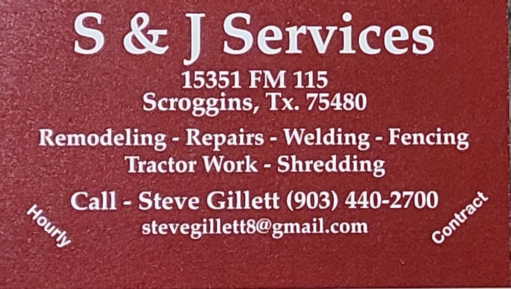 S & J SERVICES - Updated January 2026 - 10 Photos - 15351 FM115, Scroggins, Texas - Fences ...