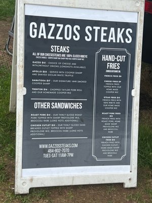 GAZZOS STEAKS - 1386 N State St, Pottstown, Pennsylvania - Food Trucks ...