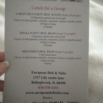EUROPEAN DELI & SUBS - Updated December 2025 - 99 Photos & 85 Reviews ...