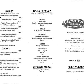 PIZZA PRO - Updated October 2025 - 19 Reviews - 207 Morgantown St ...