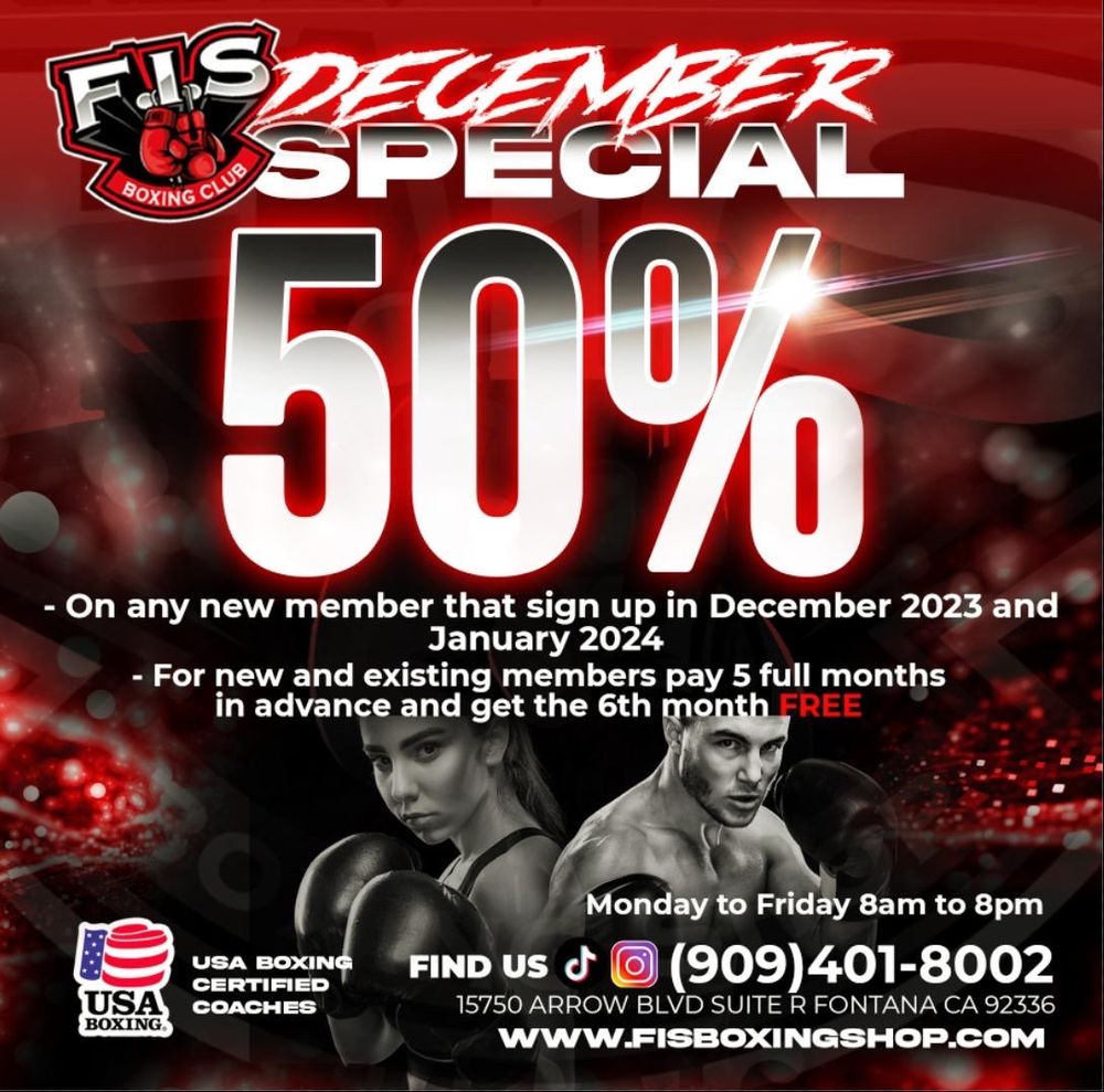 F.I.S BOXING CLUB - Updated July 2025 - 15750 Arrow Blvd, Fontana ...