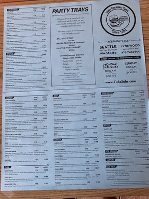 TUBS GOURMET SUBS - Updated August 2024 - 142 Photos & 519 Reviews ...