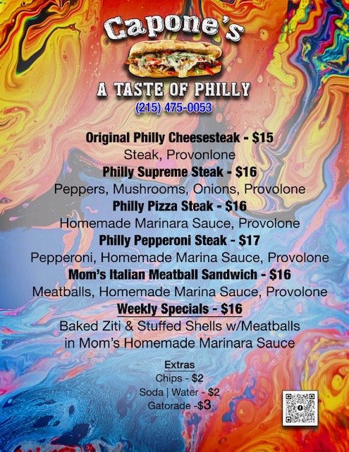 CAPONE’S A TASTE OF PHILLY - Updated December 2025 - Emerald Isle ...