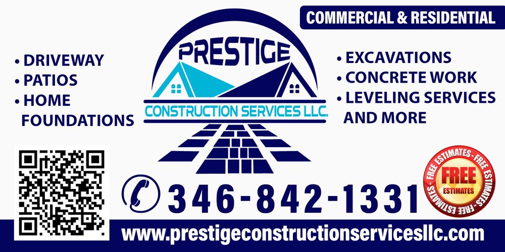 PRESTIGE CONSTRUCTION - Updated June 2024 - Request a Quote - Klein, Texas - Masonry/Concrete ...