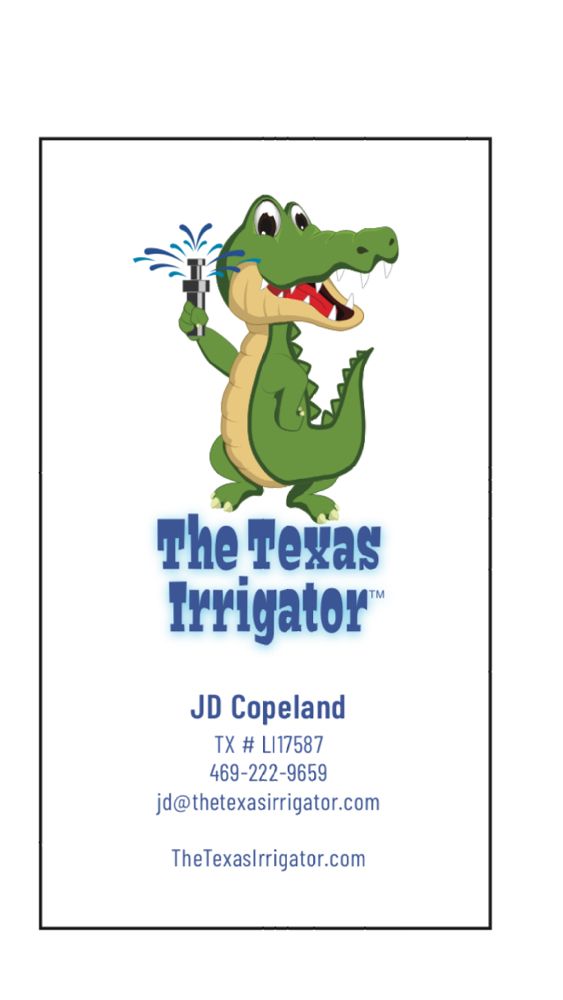THE TEXAS IRRIGATOR - Irving, Texas - Irrigation - Phone Number - Yelp