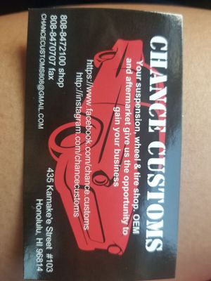 CHANCE CUSTOMS - Updated May 2024 - 35 Photos & 93 Reviews - 435 ...