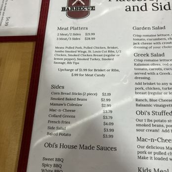 OBI’S BARBECUE - Updated May 2025 - 49 Photos & 54 Reviews - 402 S ...