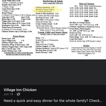 VILLAGE INN CHICKEN - Updated September 2024 - 20 Photos & 103 Reviews ...