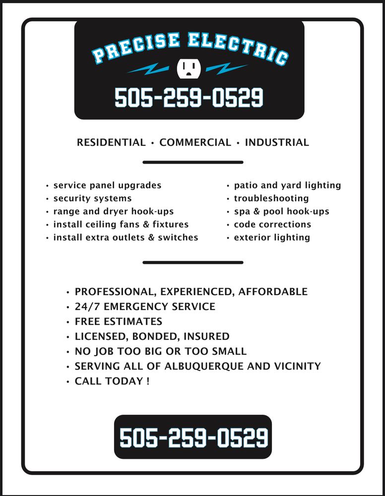 PRECISE ELECTRIC - Updated September 2024 - Request a Quote ...