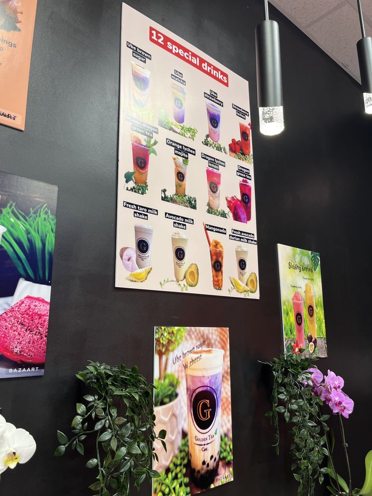 GOLDEN TEA CAFE - 145 Summit St, Peabody, Massachusetts - Bubble Tea ...