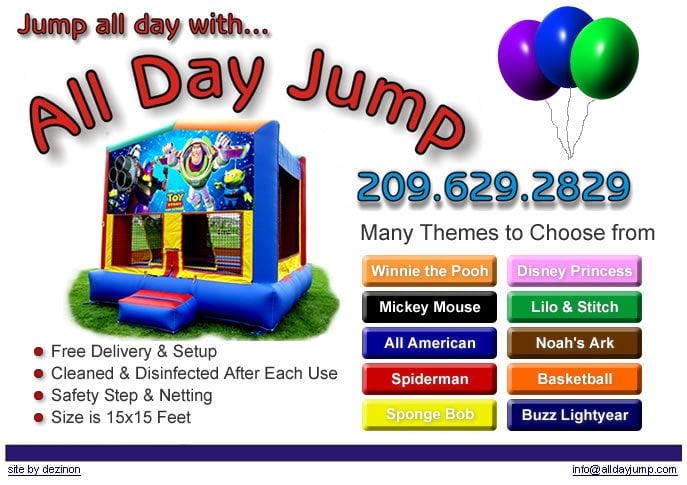 ALL DAY JUMP - Tracy, California - Event Planning & Services - Phone ...