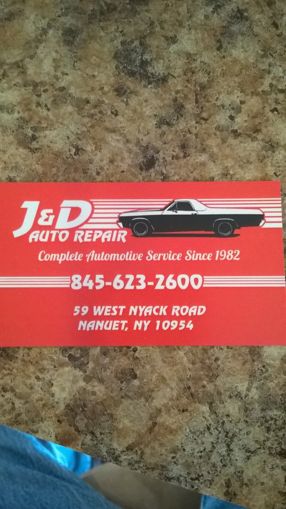 J & D AUTO REPAIR - Updated October 2025 - 59 W Nyack Rd, Nanuet, New ...