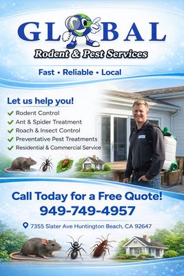 GLOBAL RODENT AND PEST SERVICES - Updated May 2026 - 28 Reviews - 7355 ...