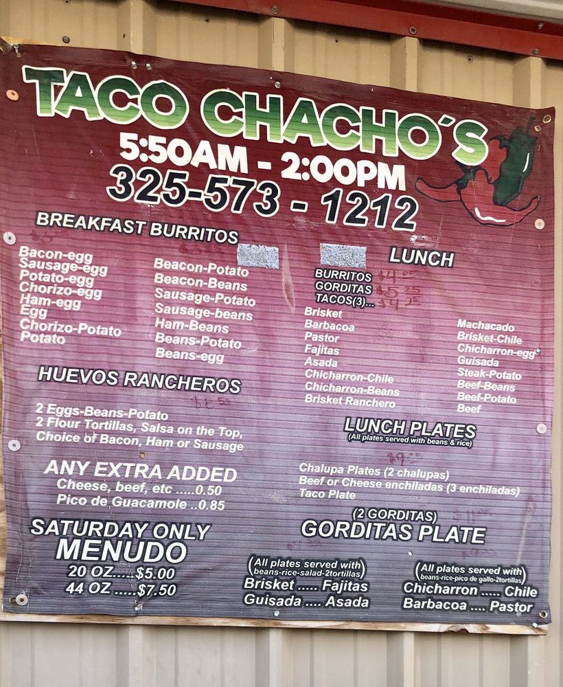 TACOS CHACHO’S - Updated July 2024 - 10 Photos & 17 Reviews - 4000 ...