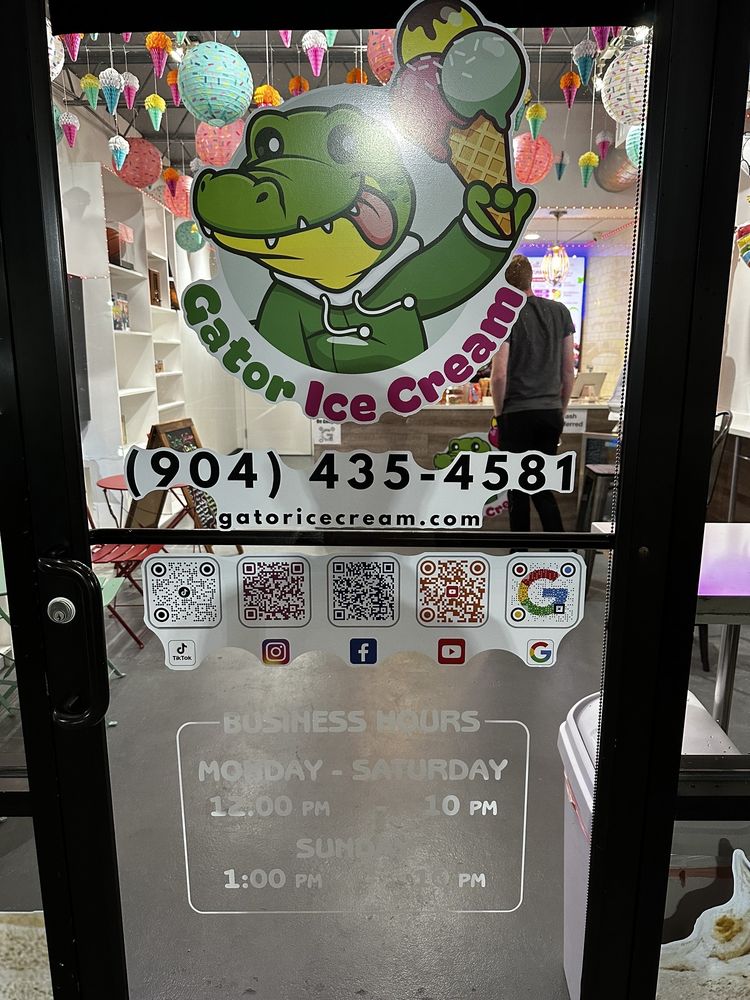 GATOR ICE CREAM | 1010 3rd St N, Jacksonville Beach, Florida | Desserts ...