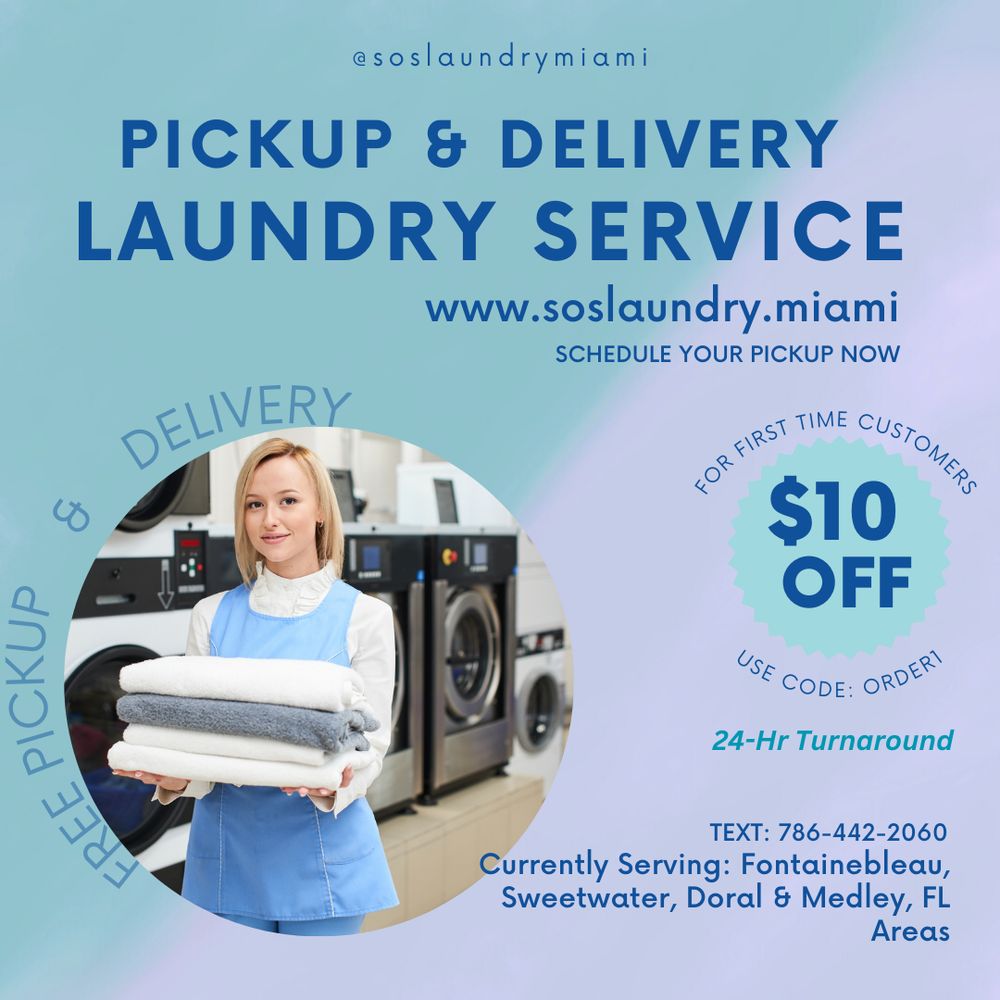 SOS LAUNDRY MIAMI - 10730 NW 66th St, Doral, Florida - Laundry Services ...