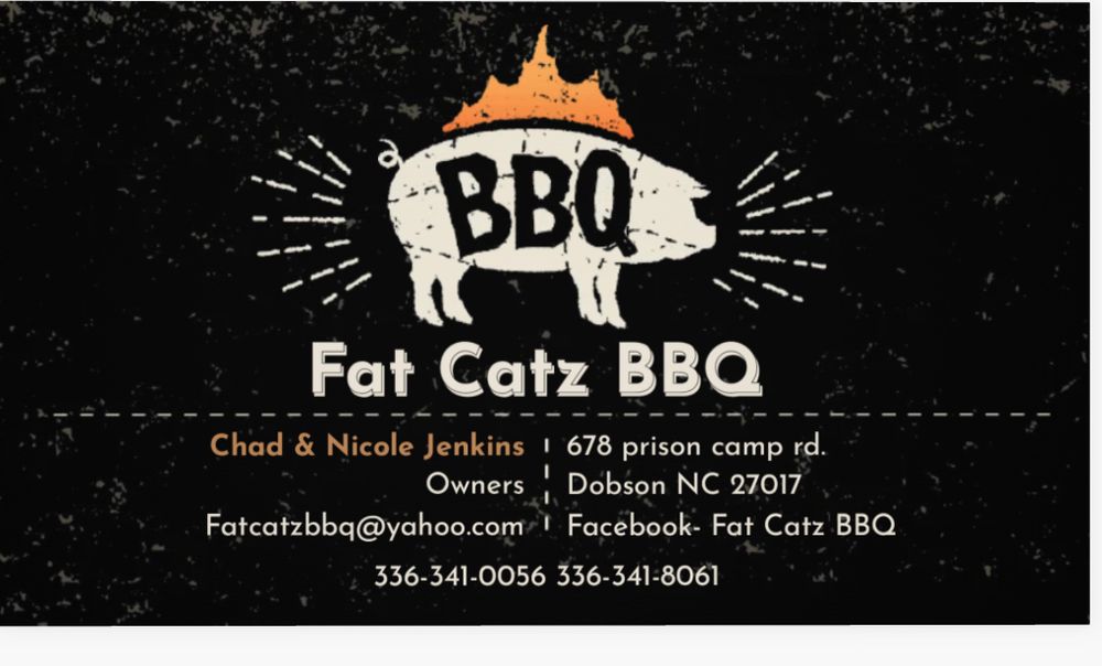 FAT CATZ BBQ - Updated January 2026 - 678 Prison Camp Rd, Dobson, North ...