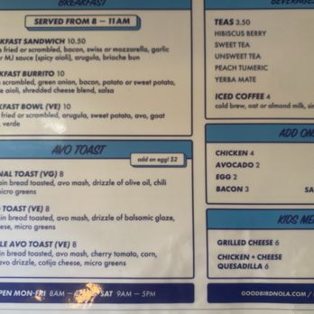 GOOD BIRD - Updated December 2025 - 157 Photos & 160 Reviews - 5031 ...