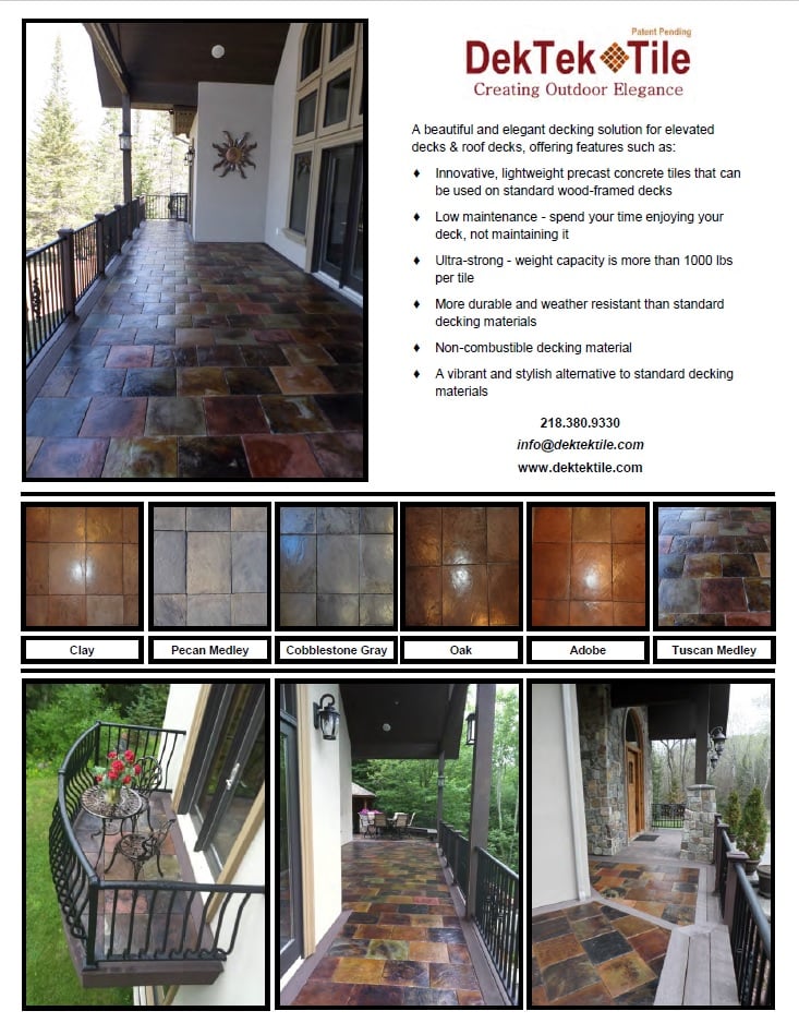 DEKTEK TILE - Updated October 2025 - 40 Photos - 3253 Laketown Rd ...