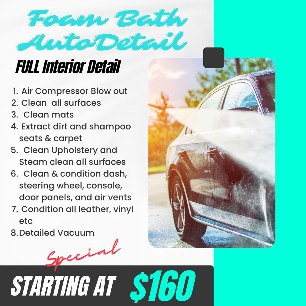 FOAM BATH AUTO DETAILING - Updated October 2025 - 22 Photos - Stockton, California - Auto ...