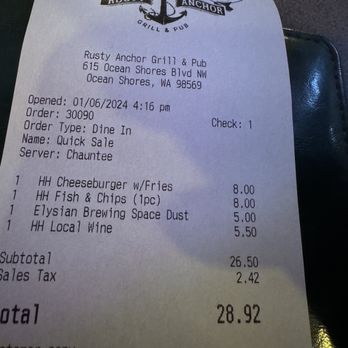 RUSTY ANCHOR GRILL & PUB - Updated May 2024 - 81 Photos & 169 Reviews ...