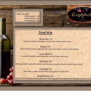 ACAPPELLA ITALIAN RESTAURANT - Updated April 2025 - 72 Photos & 138 ...