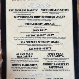 BACKSTOP BAR & GRILL - Updated July 2025 - 134 Photos & 273 Reviews ...