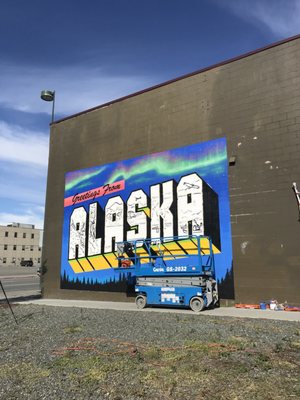 GREETINGS FROM ALASKA MURAL - Updated April 2025 - Anchorage, Alaska ...