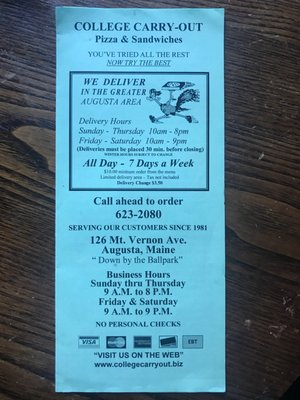 COLLEGE CARRY OUT - Updated January 2026 - 38 Reviews - 126 Mount ...