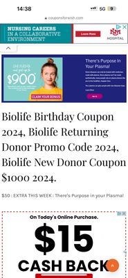 BIOLIFE PLASMA SERVICES - Updated October 2025 - 12 Photos & 47 Reviews ...