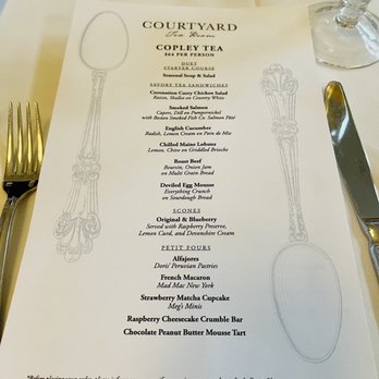 COURTYARD TEA ROOM - 684 Photos & 219 Reviews - 700 Boylston St, Boston ...