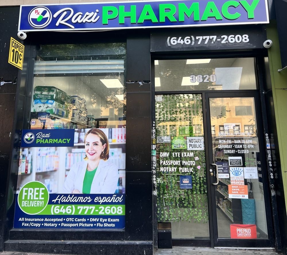 RAZI PHARMACY - Updated October 2025 - 3820 Broadway, New York, New ...