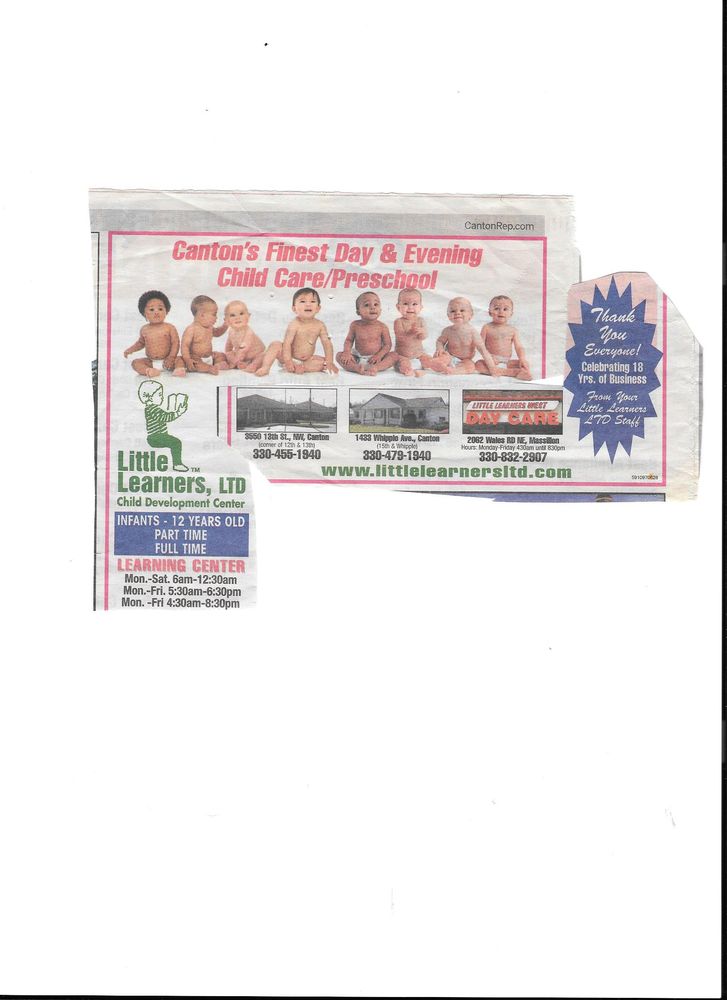 LITTLE LEARNERS CHILD DEVELOPMENT CENTER - Updated October 2025 - 3550 ...