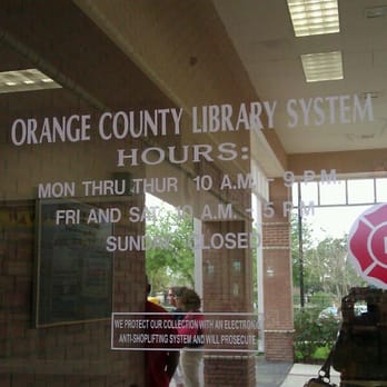 ORANGE COUNTY LIBRARY SYSTEM - WINTER GARDEN - Updated December 2025 ...