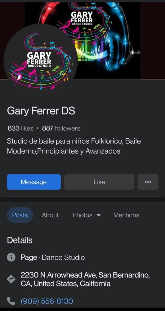 GARY FERRER DANCE STUDIO - Updated October 2025 - 2230 N Arrowhead Ave, San Bernardino ...