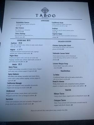 TABOO RESTAURANT - Updated March 2025 - 11 Photos & 17 Reviews - 2727 ...