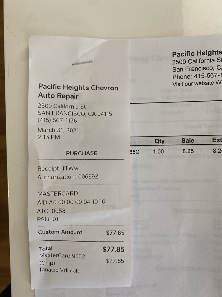 PACIFIC HEIGHTS CHEVRON AUTO REPAIR - Updated April 2025 - 10 Photos ...