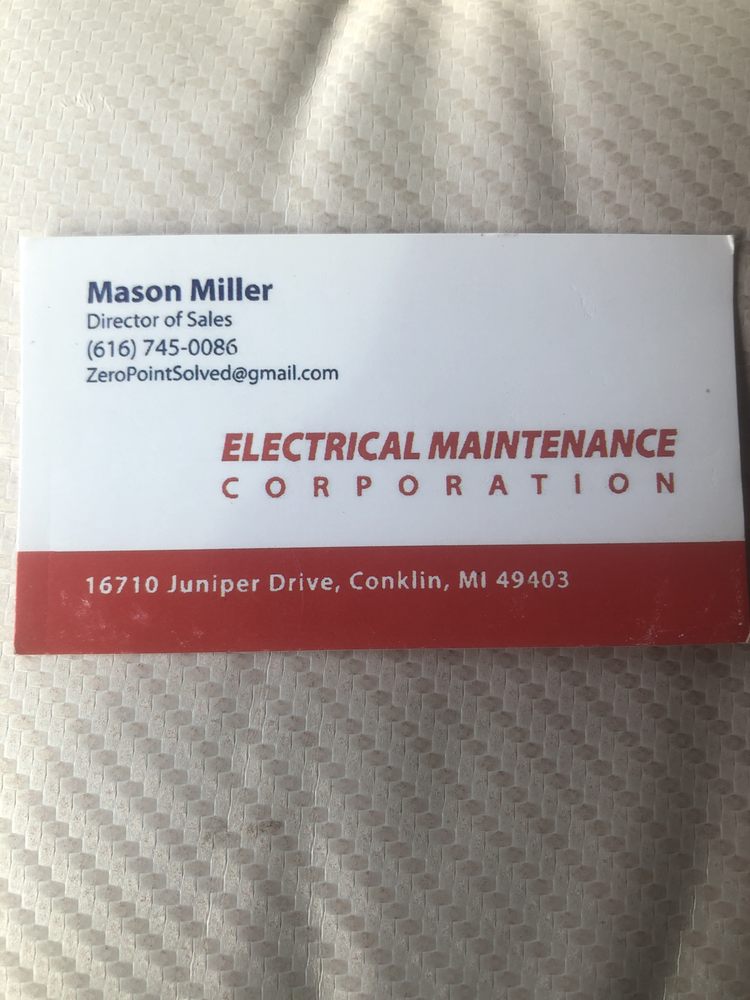 ELECTRICAL MAINTENANCE - Updated March 2025 - Request a Quote - Conklin ...