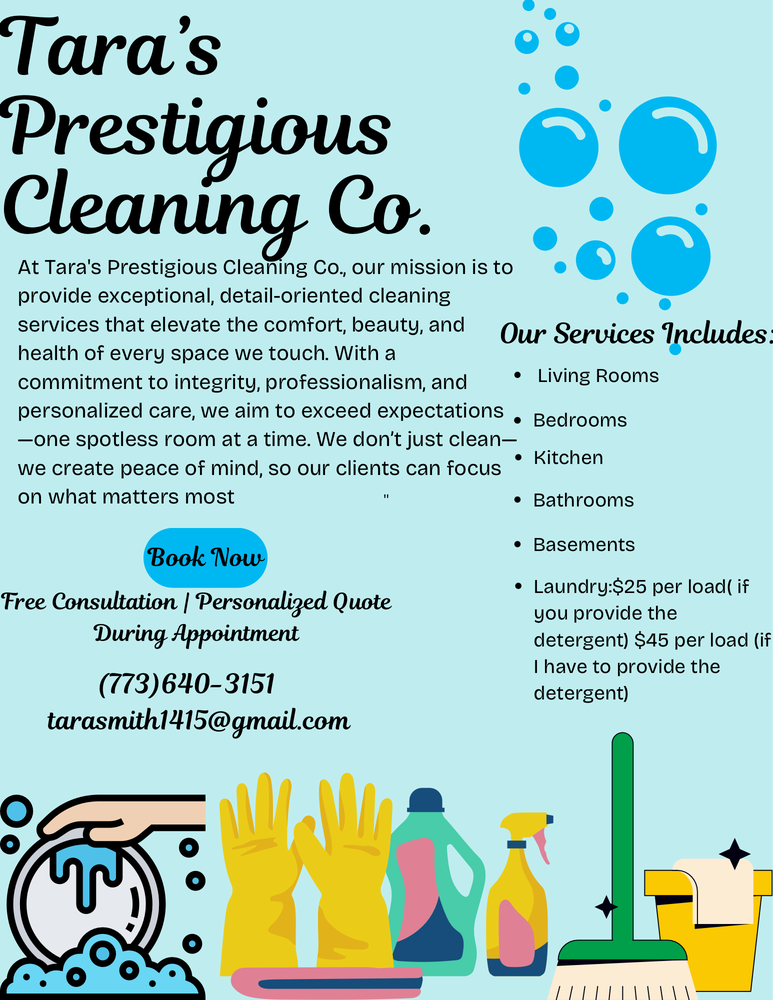 TARA’S PRESTIGIOUS CLEANING - Updated May 2025 - 5515 W Jackson Blvd ...