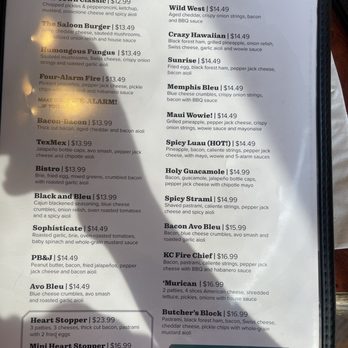 THE BURGER SALOON - Updated November 2024 - 510 Photos & 654 Reviews ...