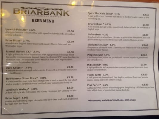 THE BRIARBANK BREWING COMPANY - Updated December 2024 - 70 Fore Street ...