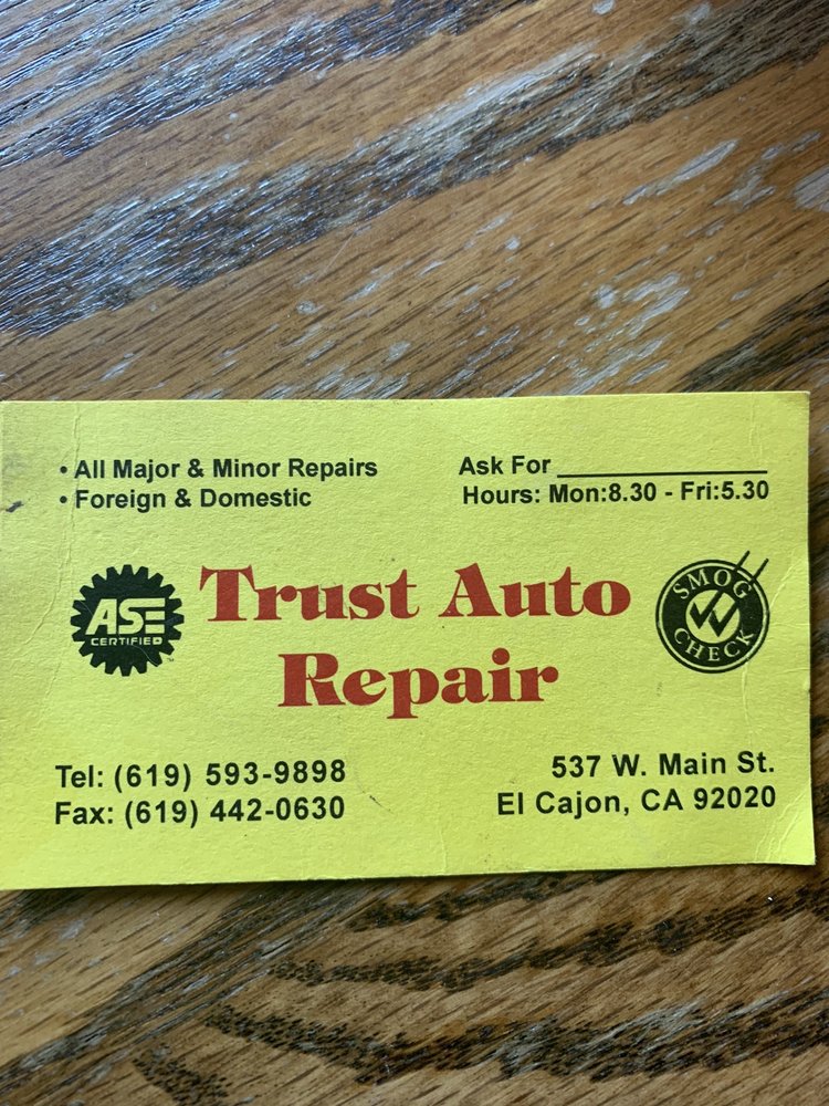 TRUST AUTO REPAIR/SMOGS - Updated October 2025 - 20 Photos & 85 Reviews ...