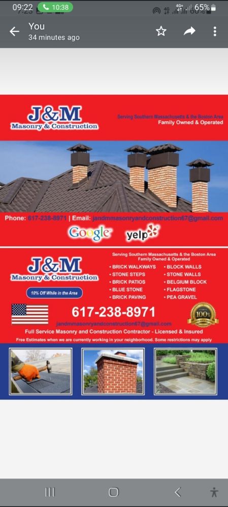 J&M MASONRY AND CONSTRUCTION - Updated July 2025 - Request a Quote ...
