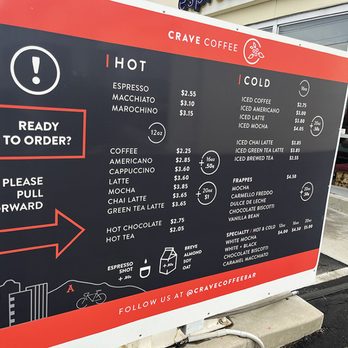 CRAVE COFFEE BAR - Updated April 2025 - 561 Photos & 569 Reviews - 4530 ...
