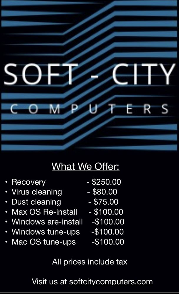 SOFT-CITY COMPUTERS - Updated March 2025 - Request a Quote - Langley, British Columbia - Data ...