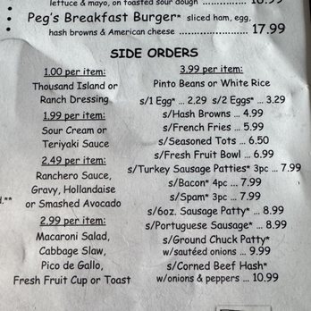 PEG’S GLORIFIED HAM N EGGS - Updated June 2024 - 1163 Photos & 890 ...