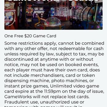 GAMEWORKS - Updated December 2025 - 381 Photos & 621 Reviews - 1511 7th ...