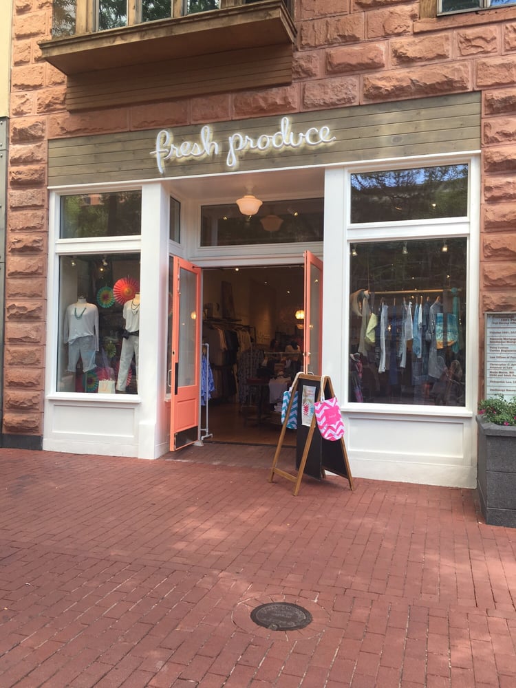FRESH PRODUCE CLOTHES - Updated December 2025 - 1218 Pearl St, Boulder ...