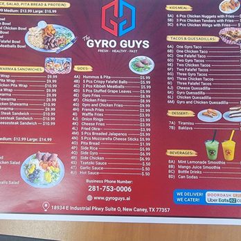 GYRO GUYS - Updated September 2025 - 18934 E Industrial Pkwy, New Caney ...