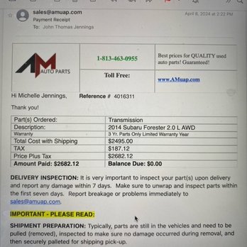 AM AUTO PARTS - Updated November 2024 - 44 Photos & 109 Reviews - 7526 ...